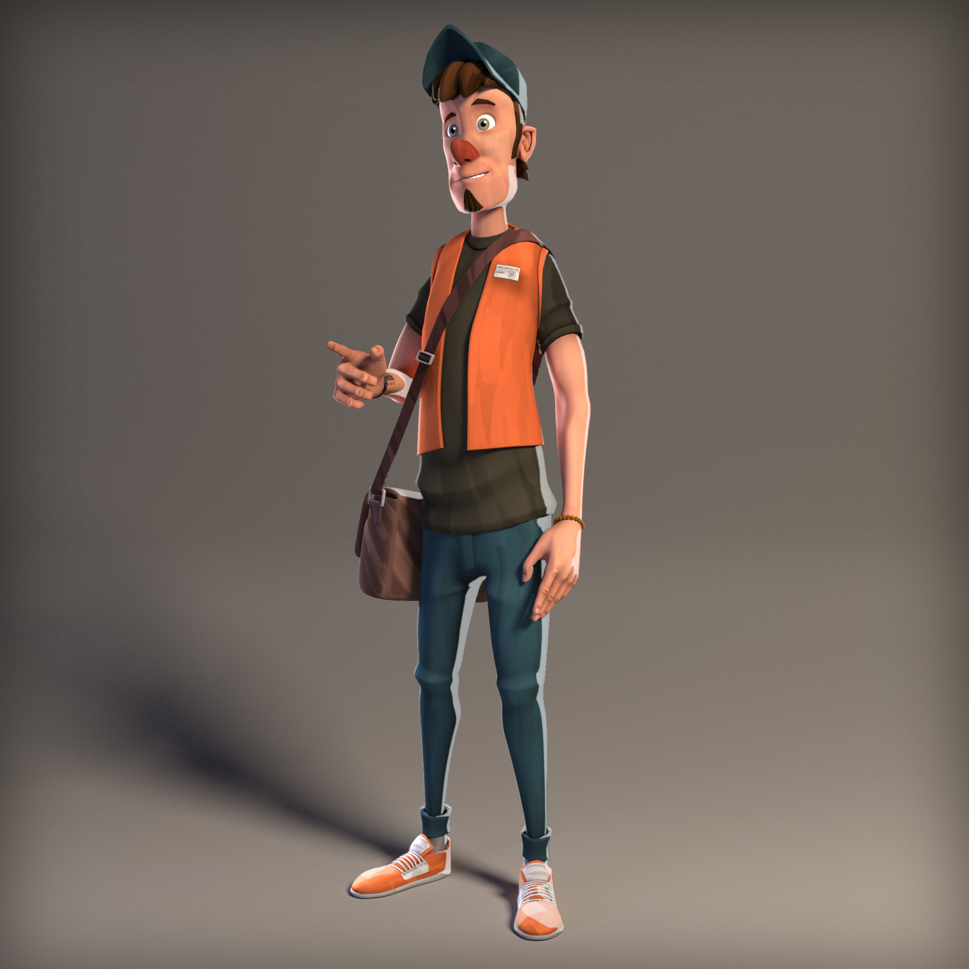 ArtStation - Character: Delivery Guy, Alwin Leene