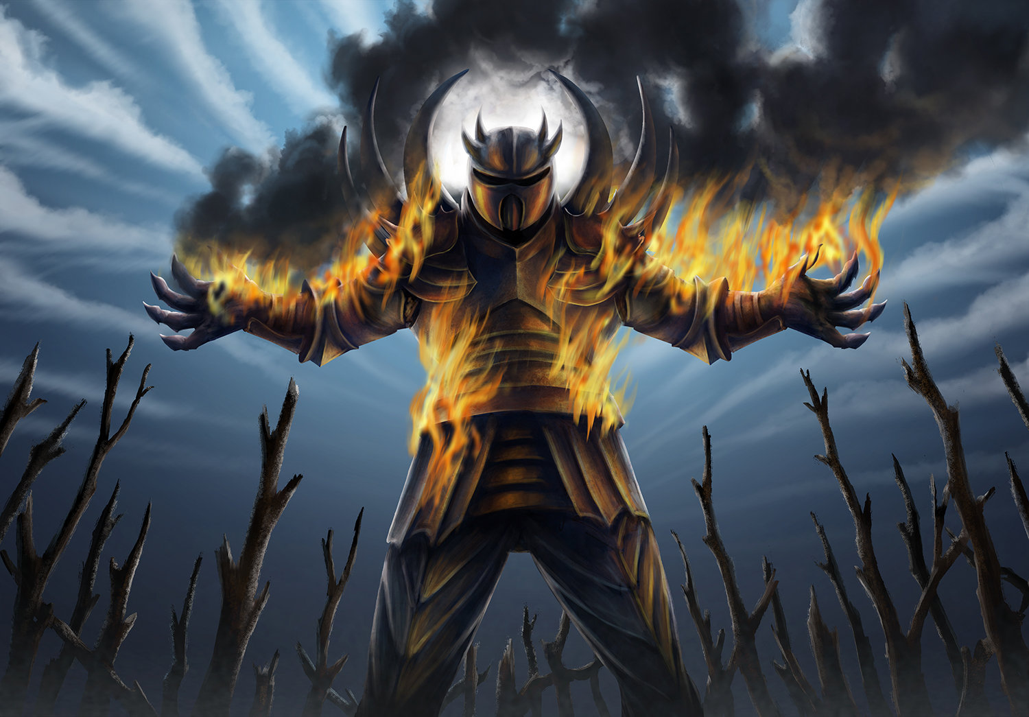 ArtStation - Wreathed in Flame