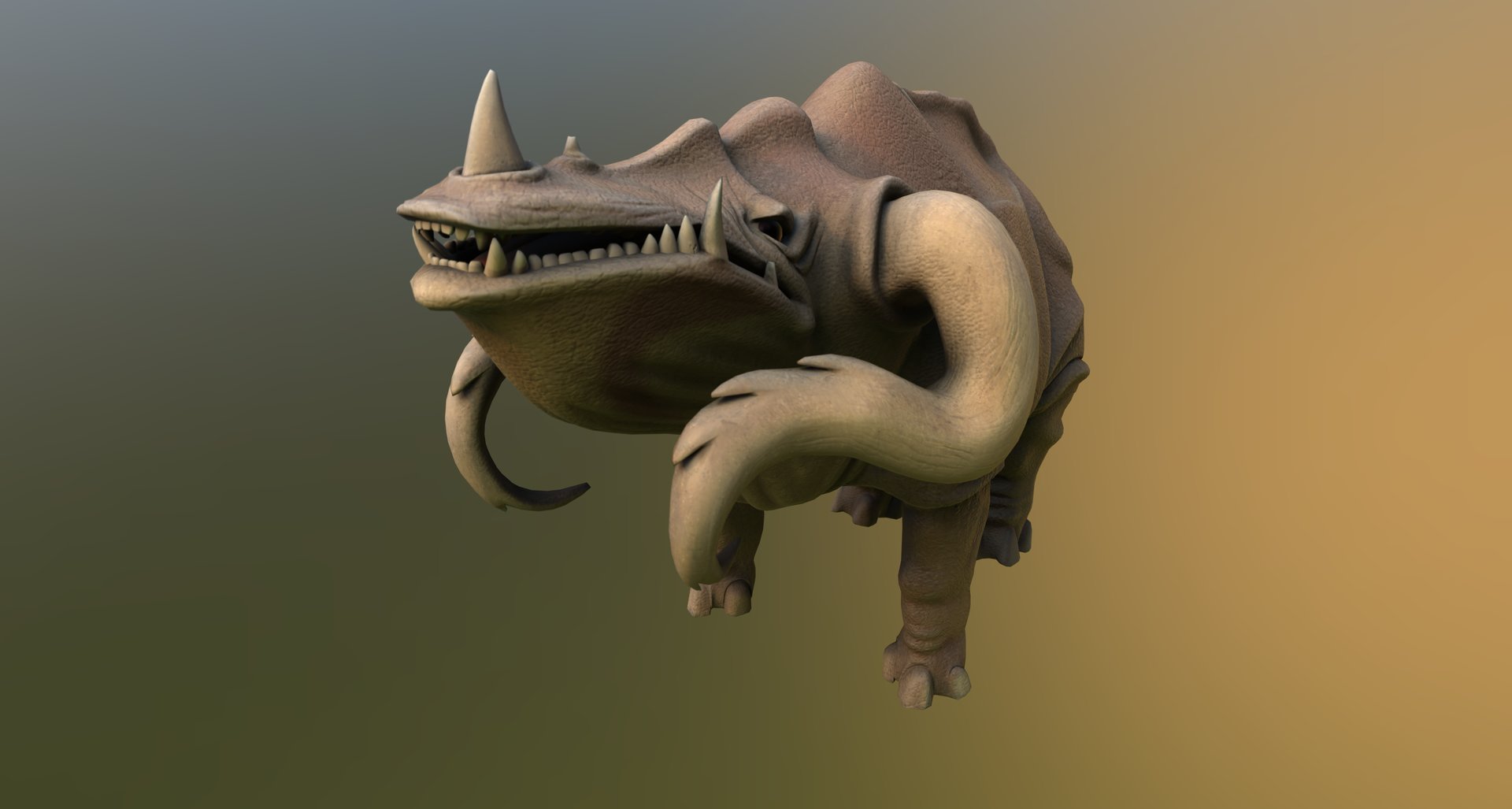 ArtStation - Bacéros Low Poly (PanzerWhale)