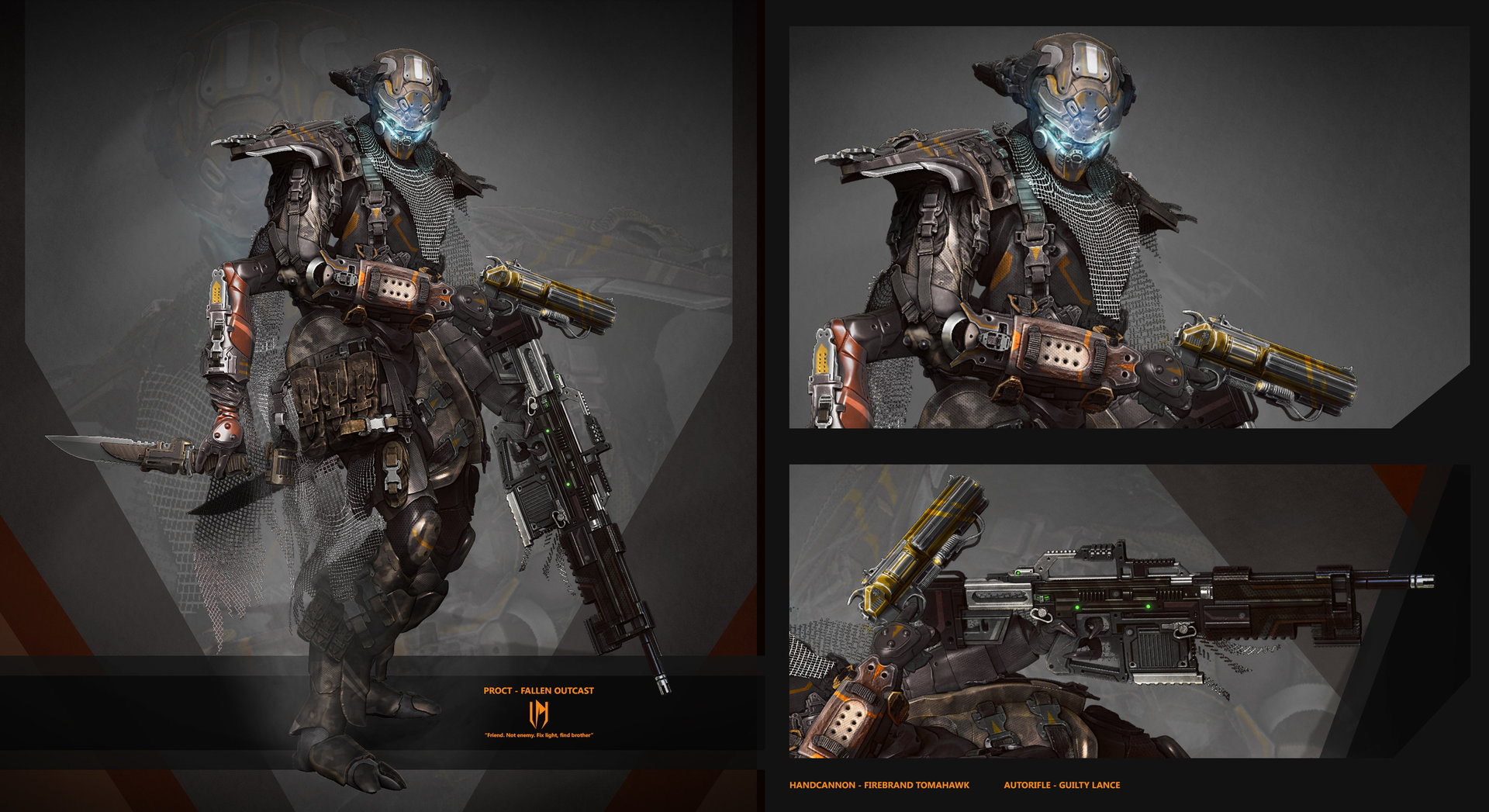 Ste Marshall - Destiny Fan Concept - Fallen Outcast