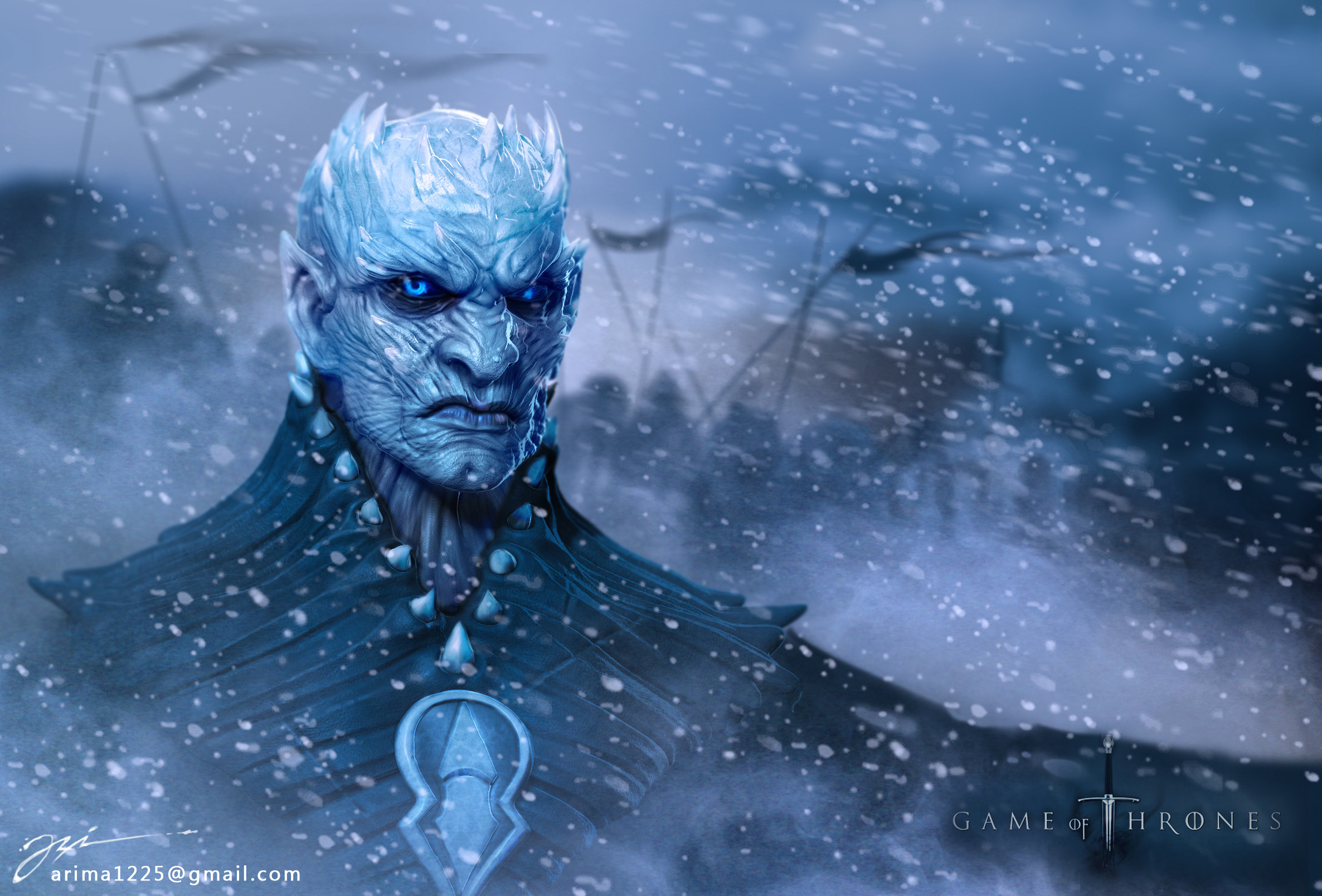 ari yanto - white walker_fanart
