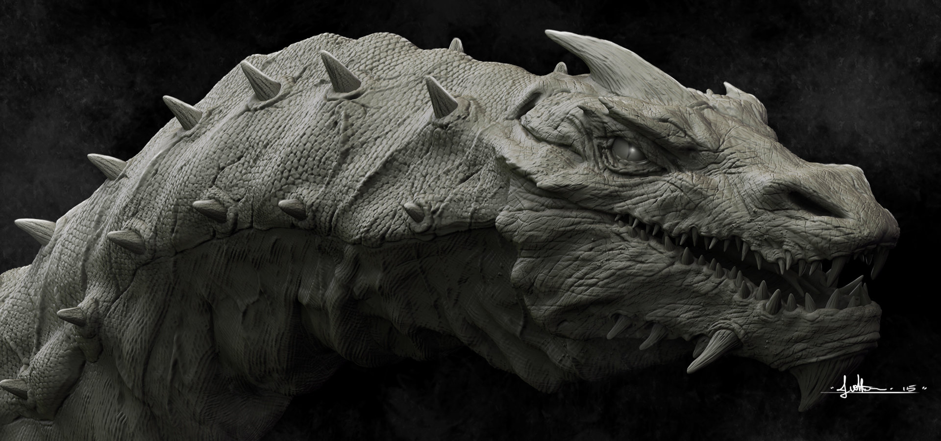 ArtStation - Smaug concept, Ian Whiston