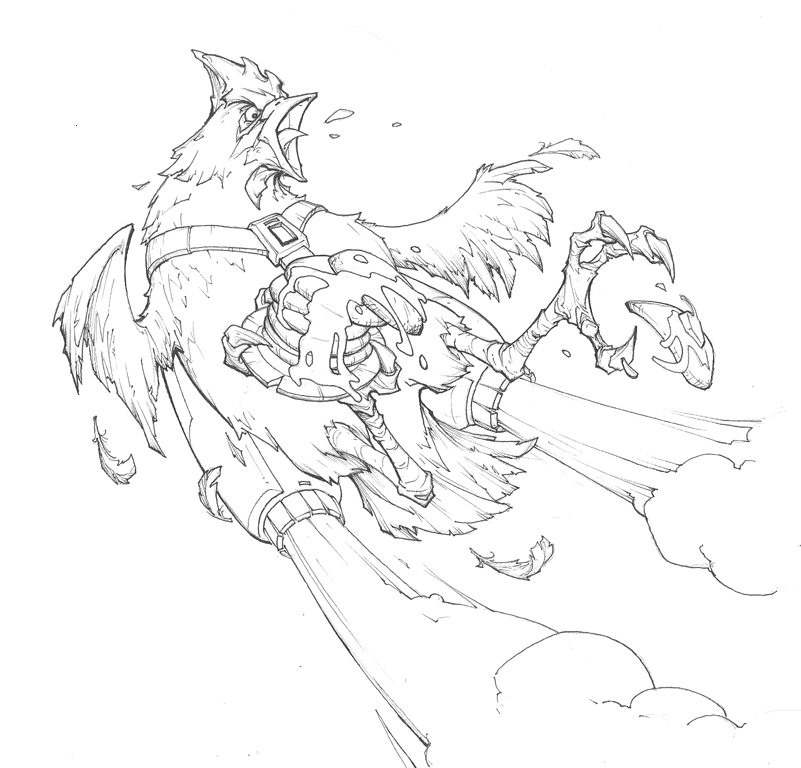 ArtStation - Chicken Rocket Pancakes