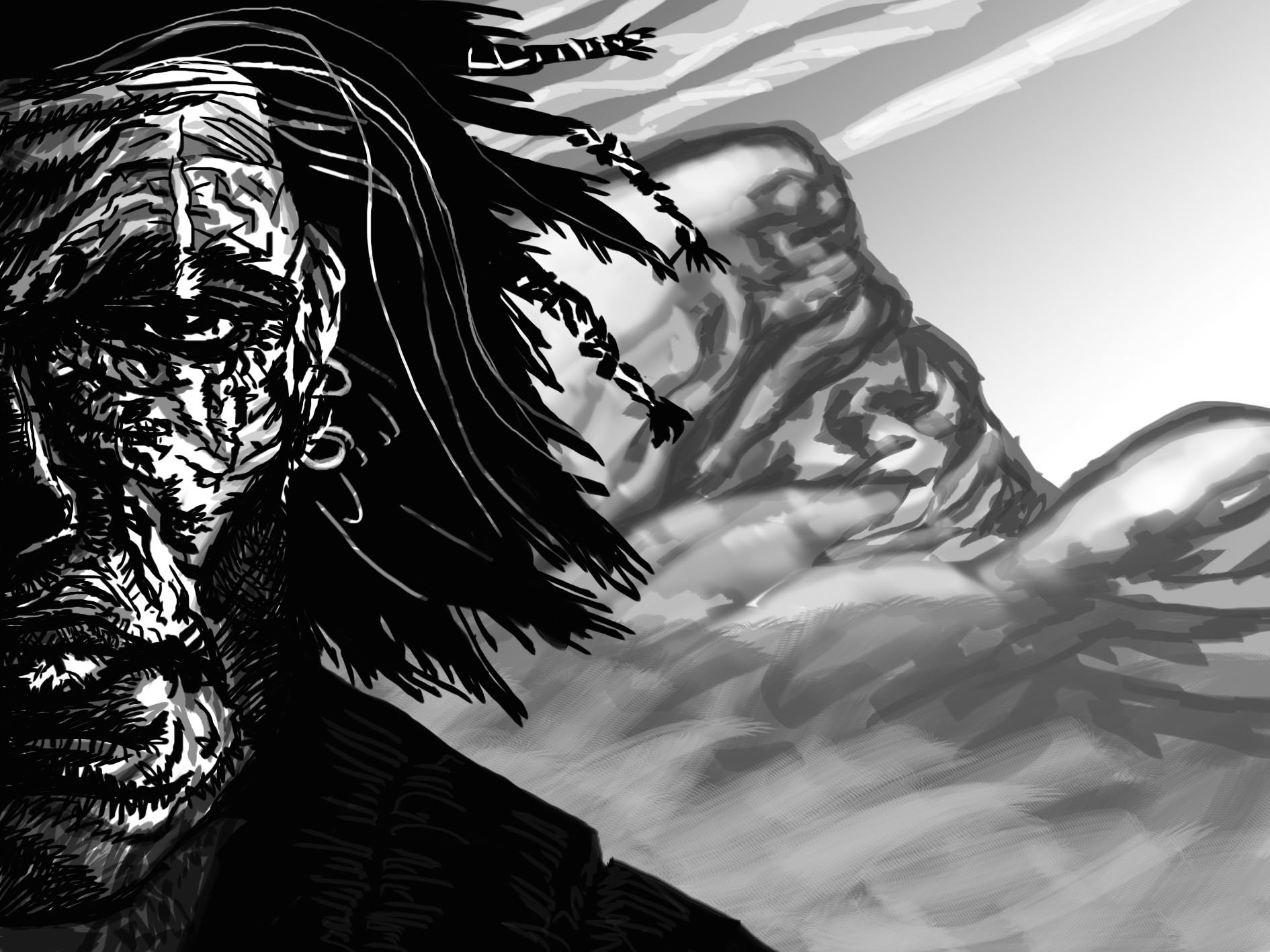 ArtStation - Samurai speedpaint