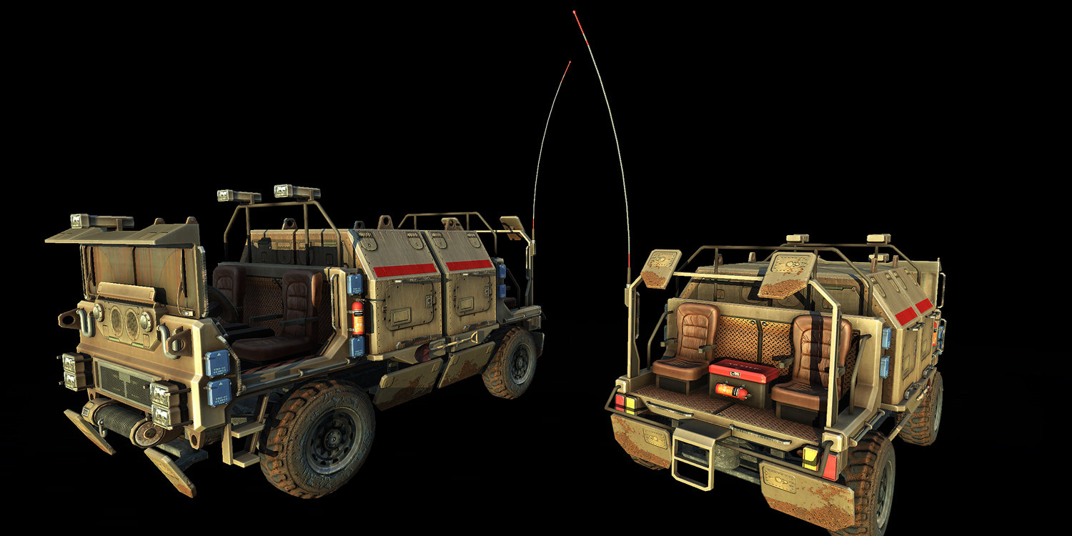 ArtStation - EVOLVE all terrain vehicle 1