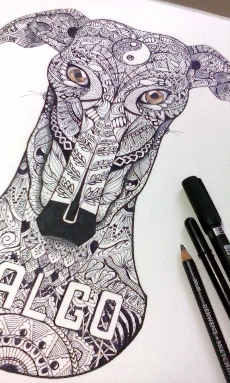 ArtStation - Zentangle Galgo