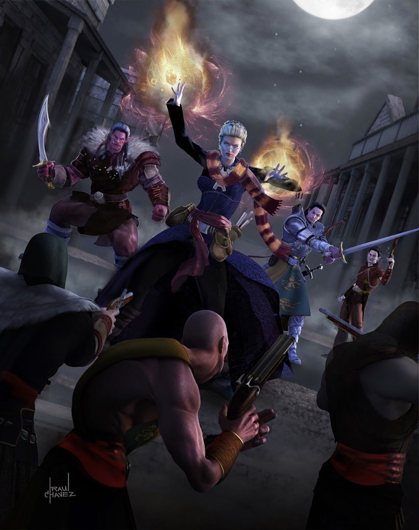 ArtStation - Book cover for Saga RPG, "The Deft and the Deadly" 1