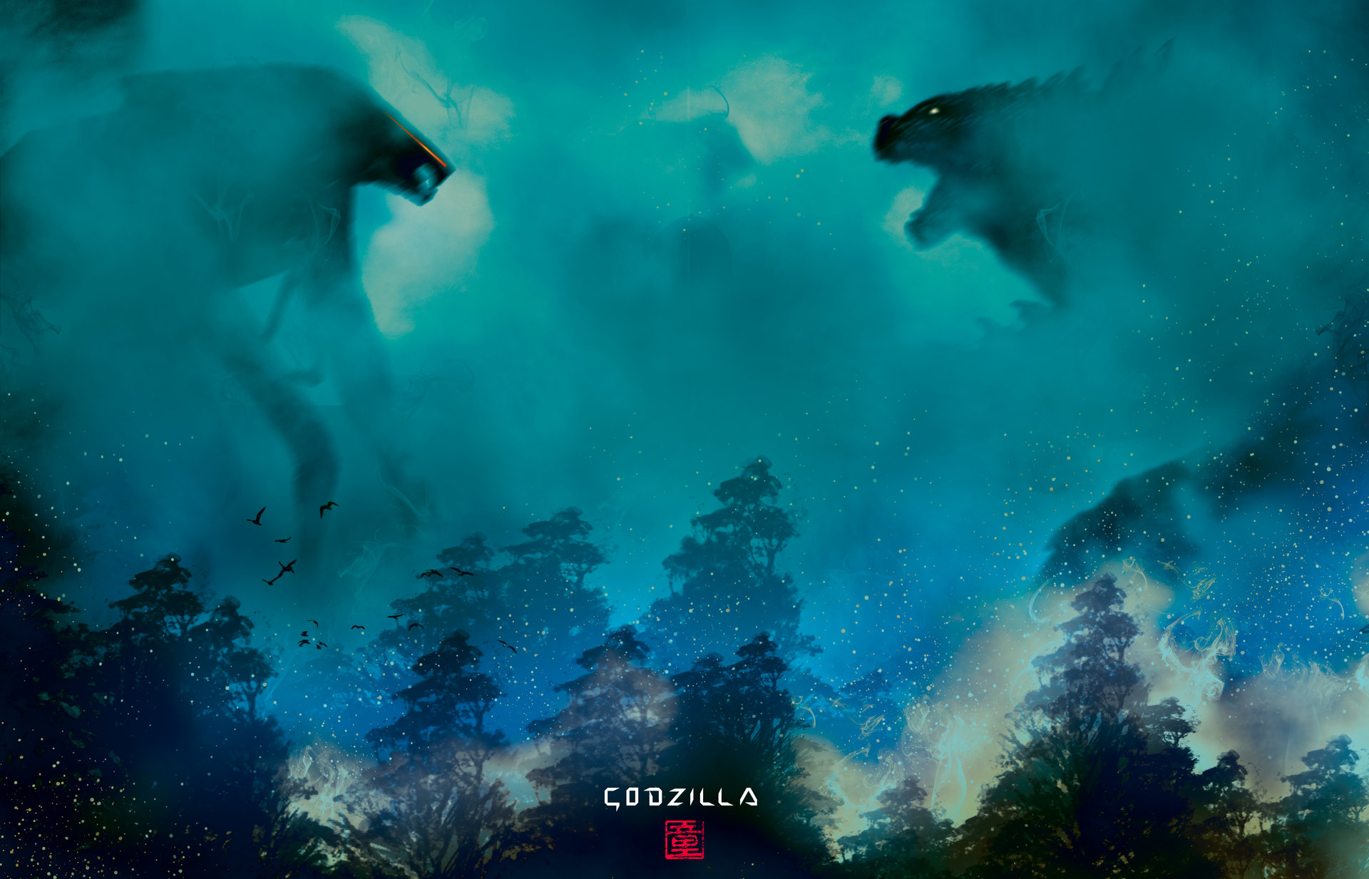 ArtStation - Muto VS Godzilla