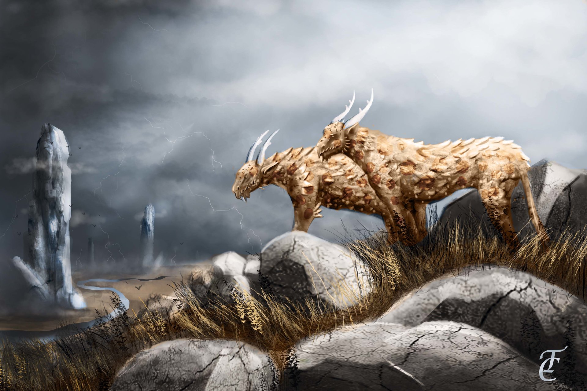 ArtStation - Dragon Cat