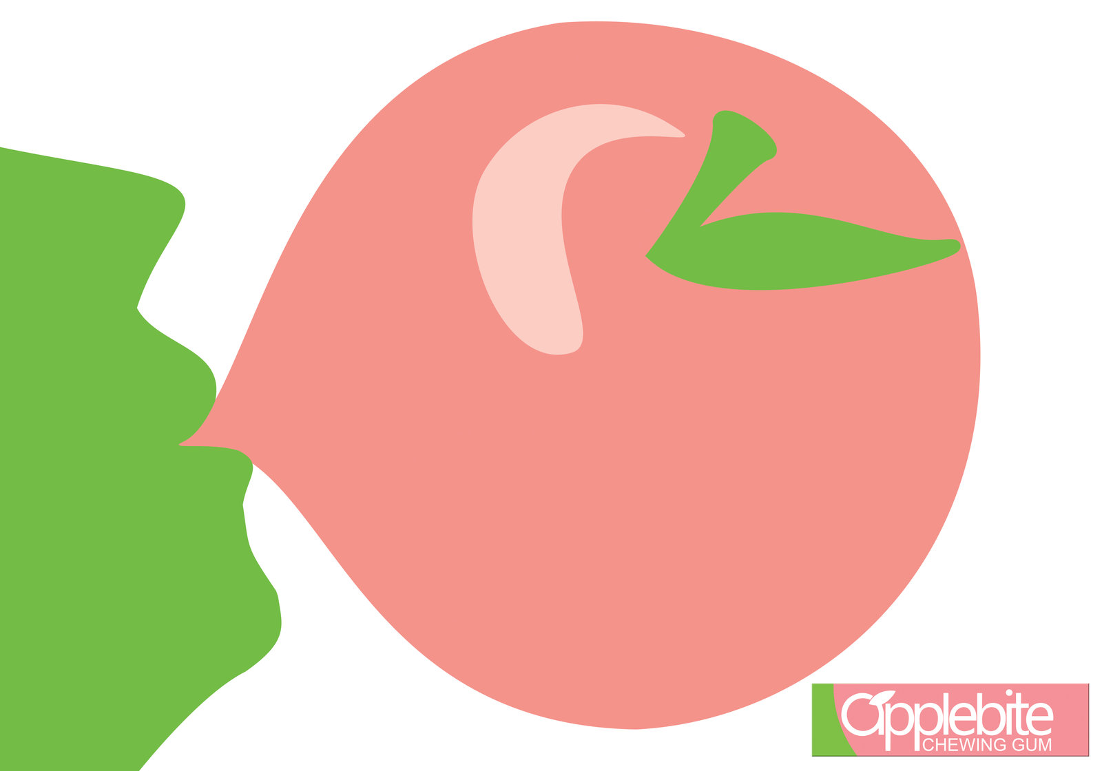 Ina Dimitrova - Applebite Chewing Gum Poster