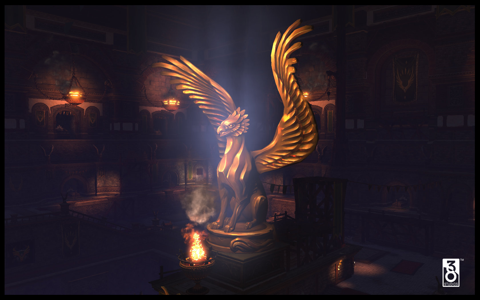 Ethan Scheu - Gryphon Statue - Kingdoms of Amalur