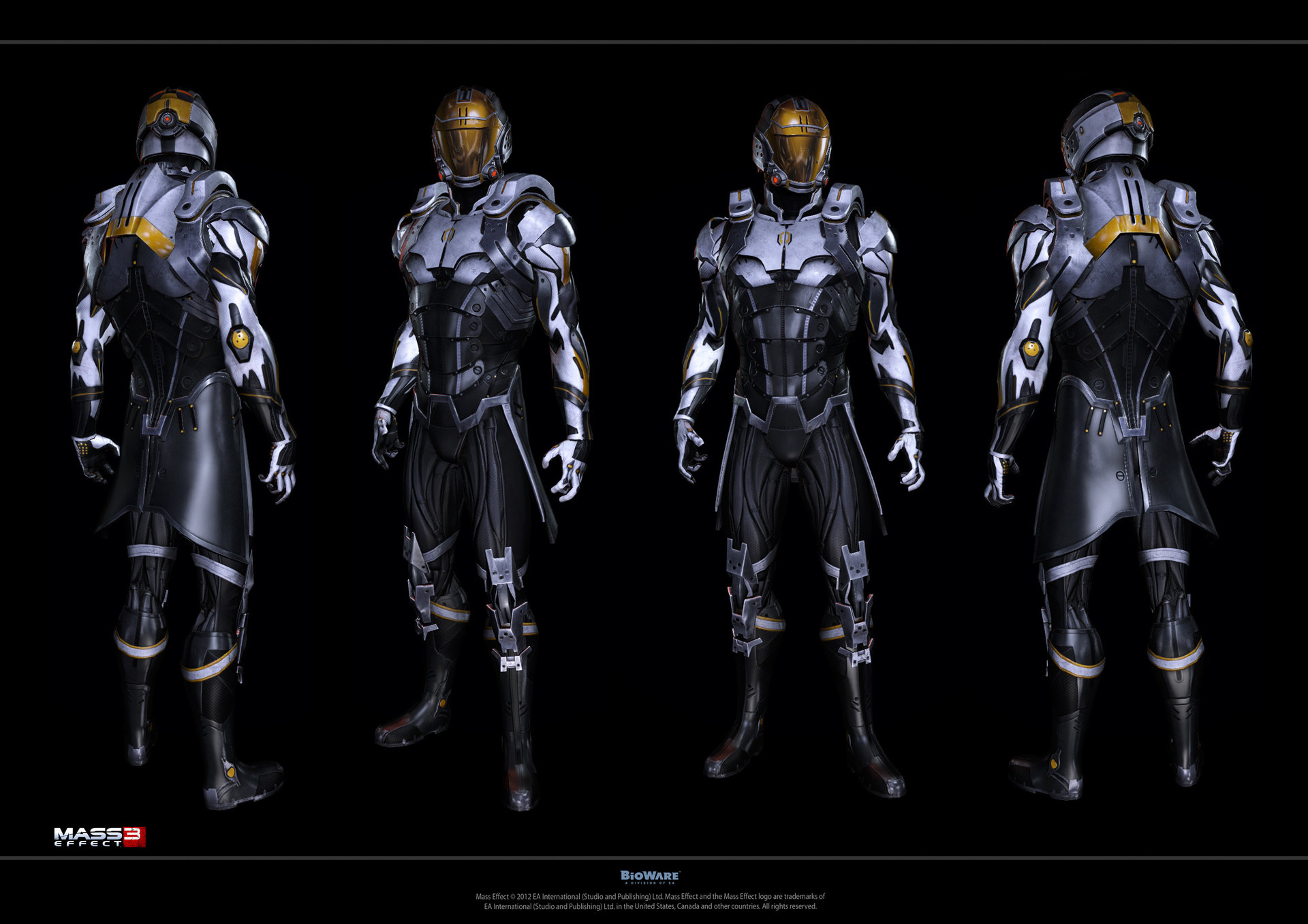 Artstation Mass Effect 3 Cerberus Skin Rodrigue Pralier