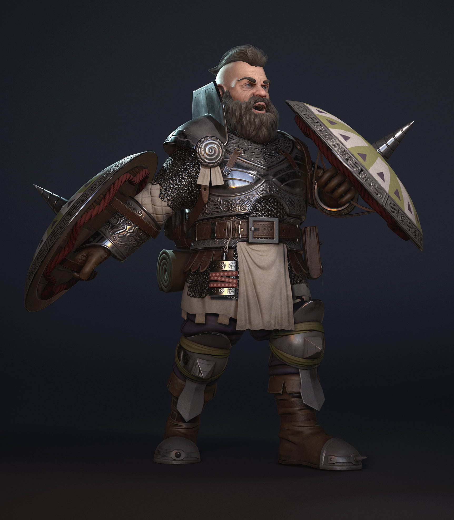ArtStation - Shieldmaster for Game