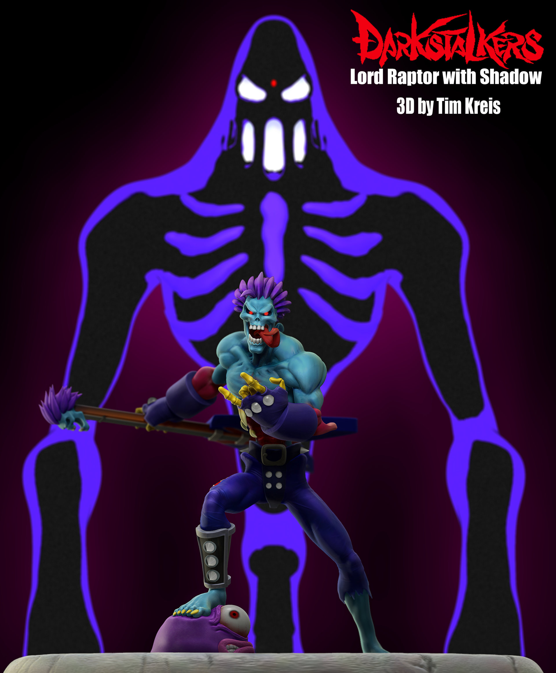 ArtStation - Lord Raptor with Shadow