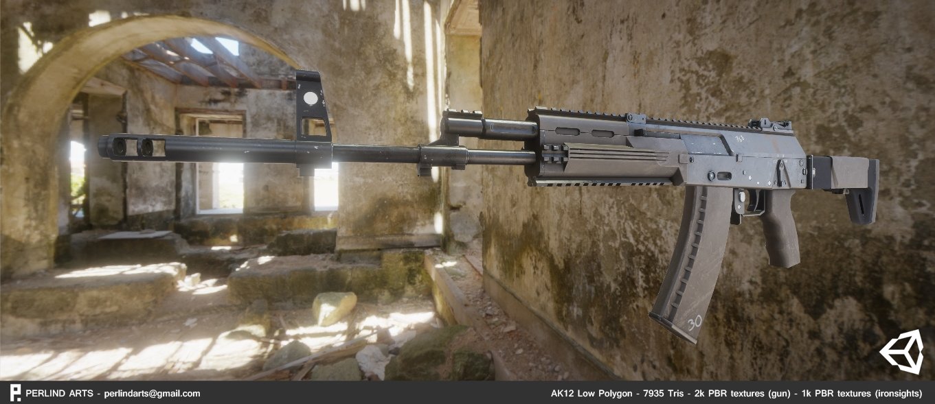 ArtStation - AK12 LowPoly