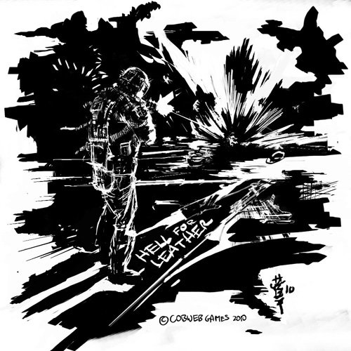 Jason Hickey - Hell for Leather Book Illustrations