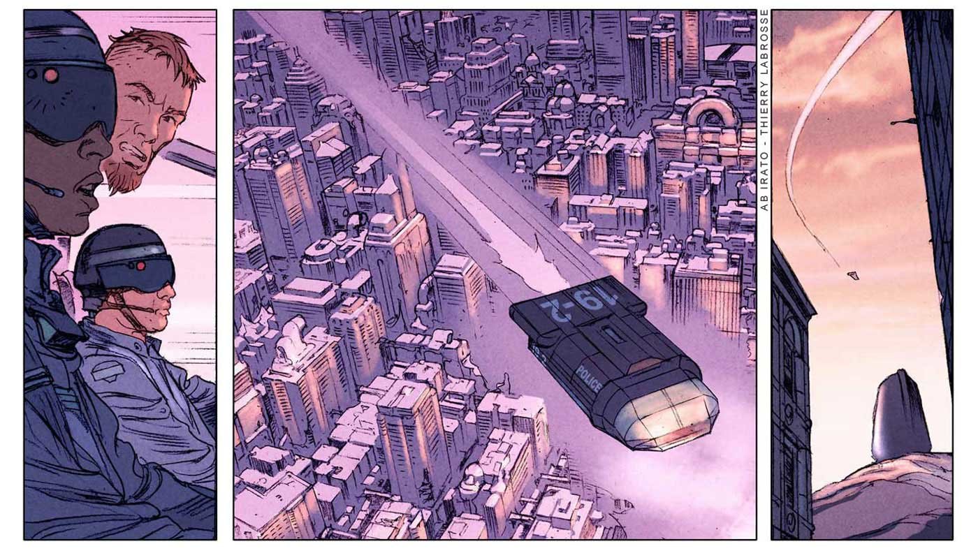 Thierry Labrosse - Bottom strip on page 39 of book 3 of Ab Irato