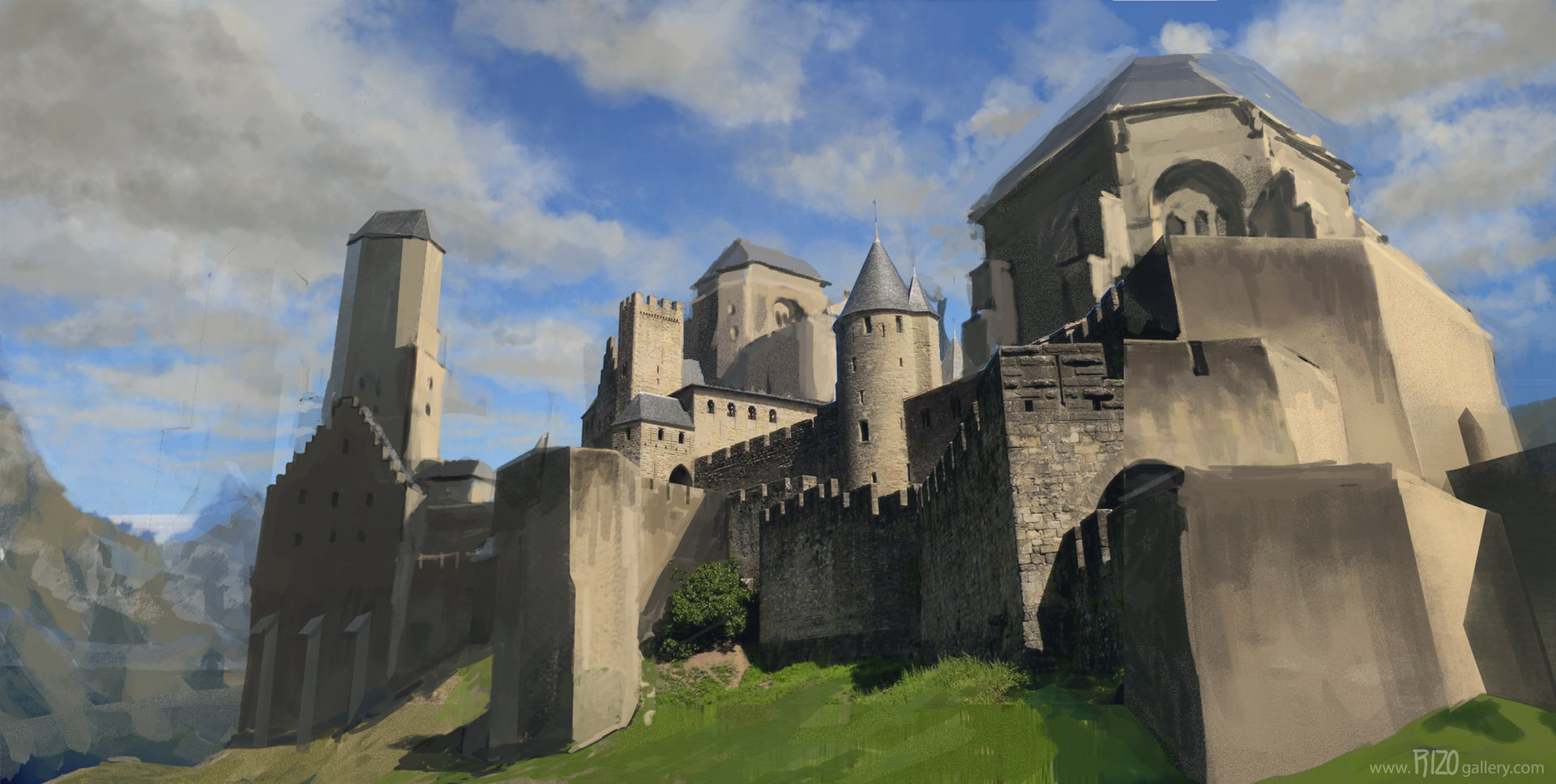 Cesar Rizo - Matte painting test 3