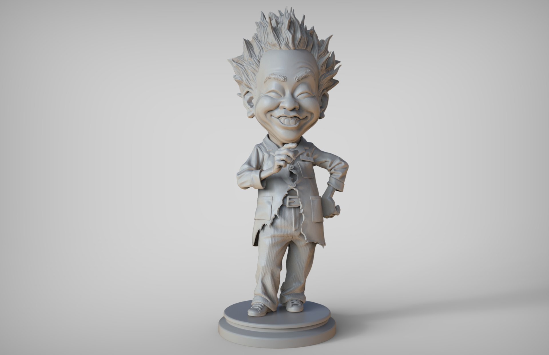 ArtStation - Sculpt for an Animated Serie Project