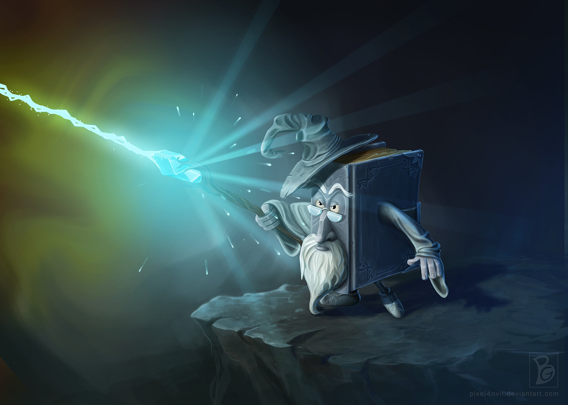 ArtStation - wizard book