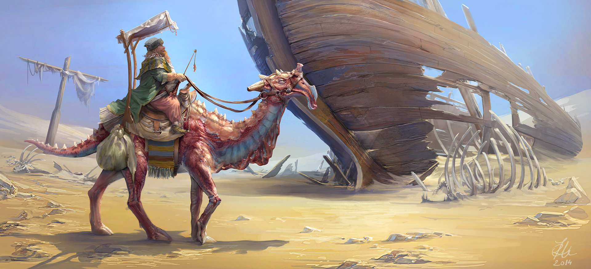 ArtStation - Desert rider