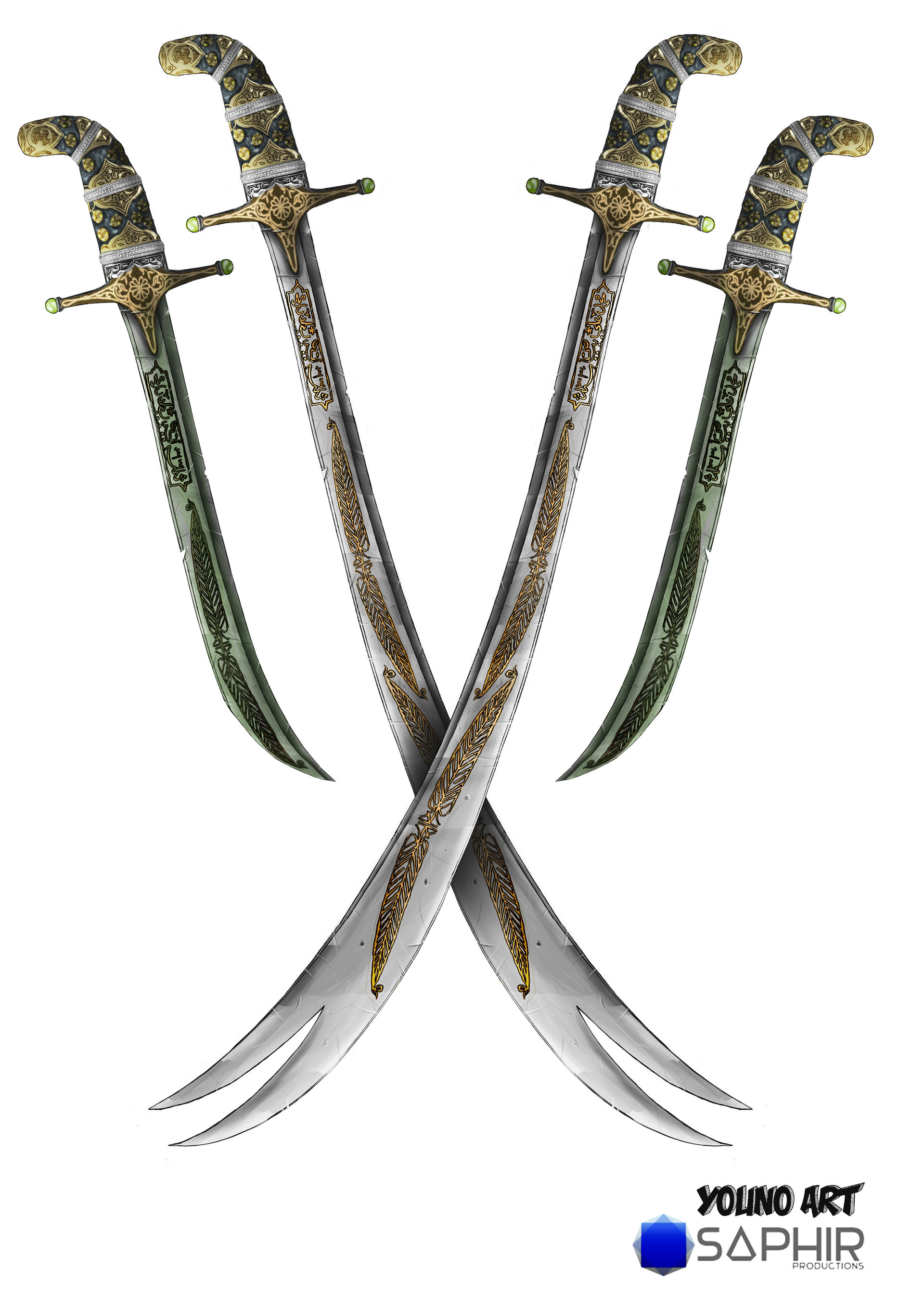 ArtStation - Arabic Sword/Dague