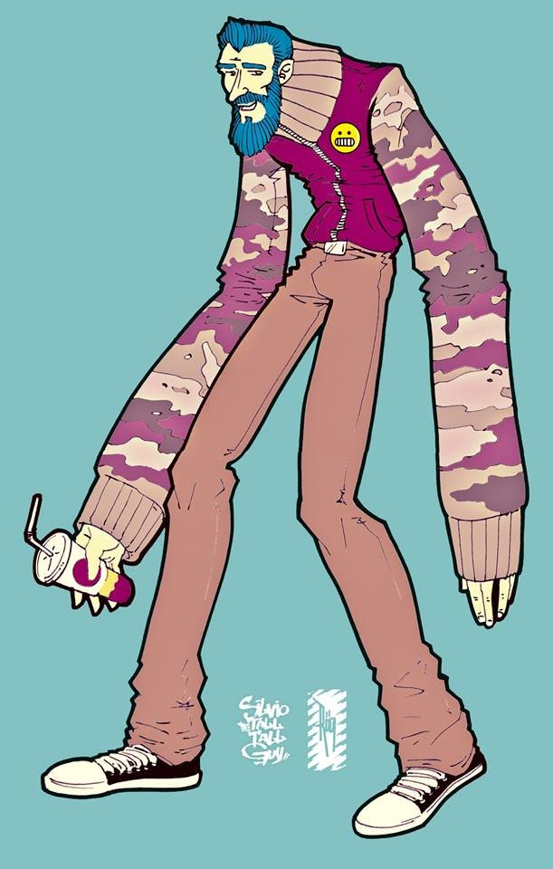 ArtStation - Silvio, The Tall Tall Guy - by Röq Cervera (2015)