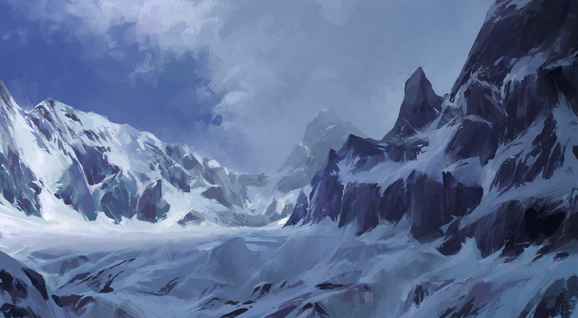 ArtStation - mountains