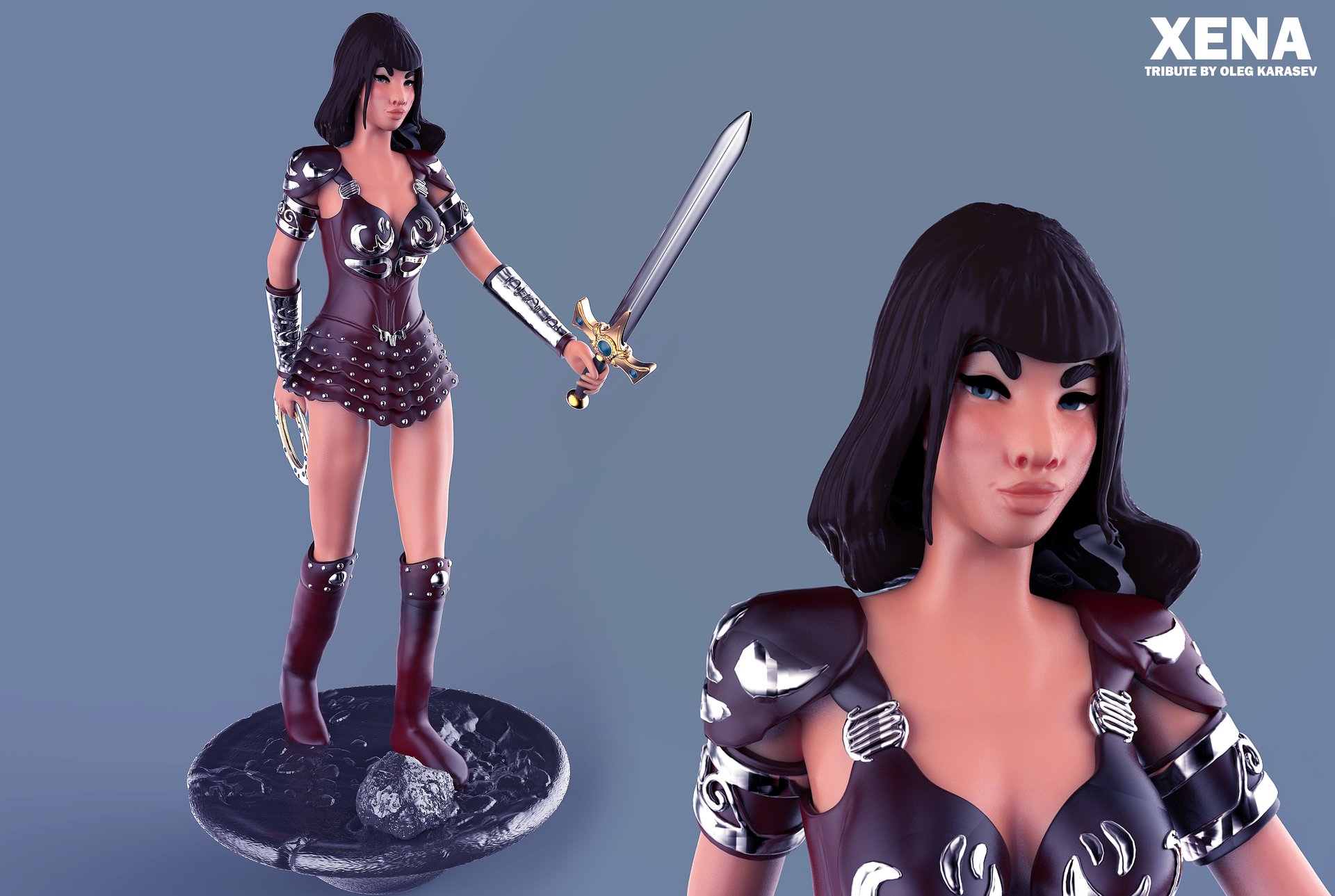 ArtStation - Xena The Warrior Princess