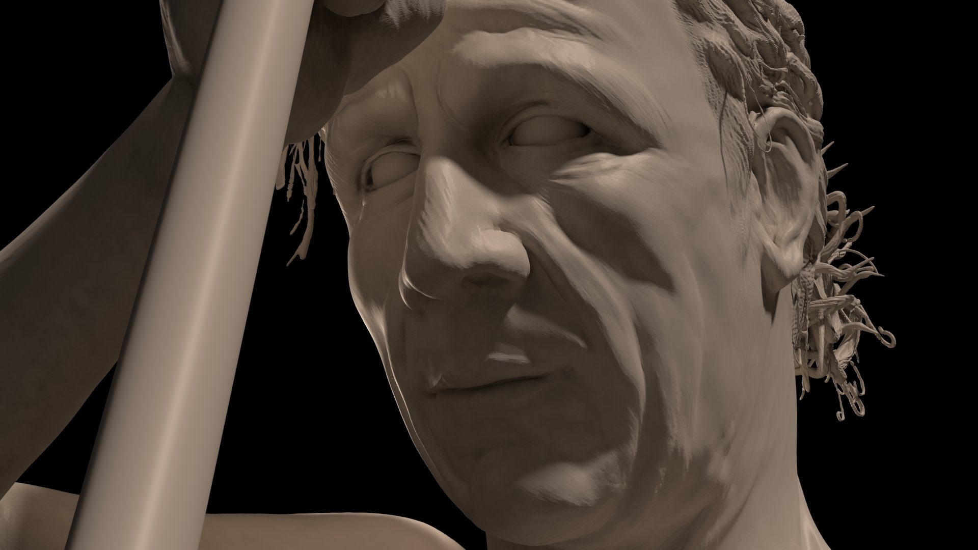 Victor Manuel Vera - Digital Figure Sculpture - Man Anatomy