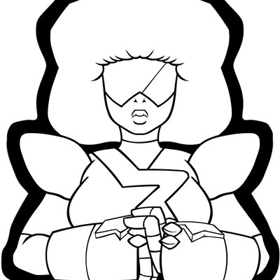 steven universe coloring pages of garnet