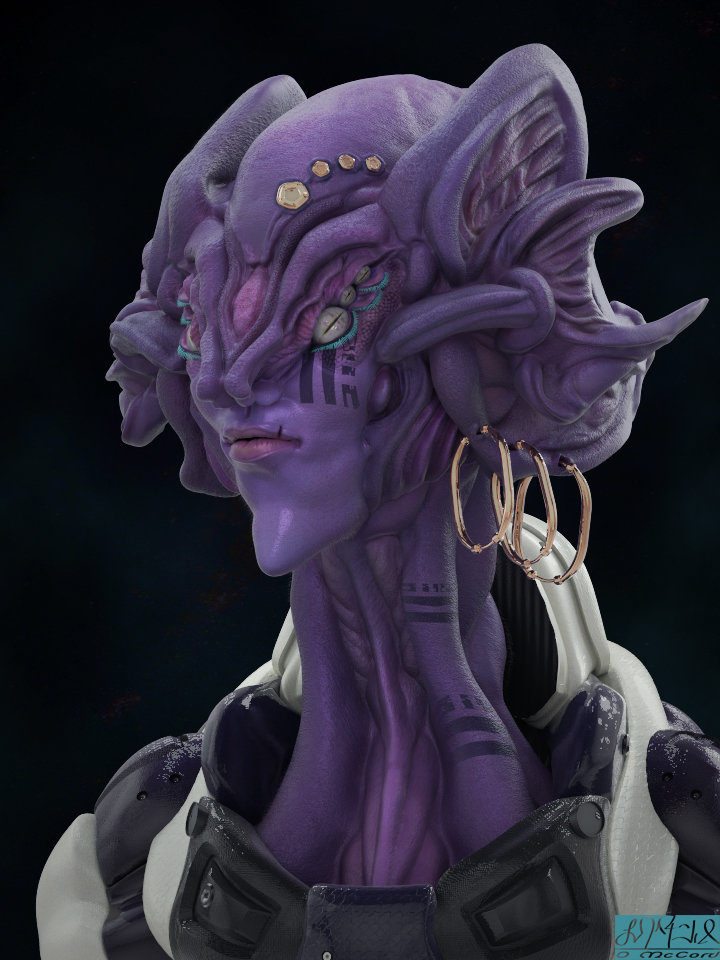 ArtStation - Fem Alien Concepts