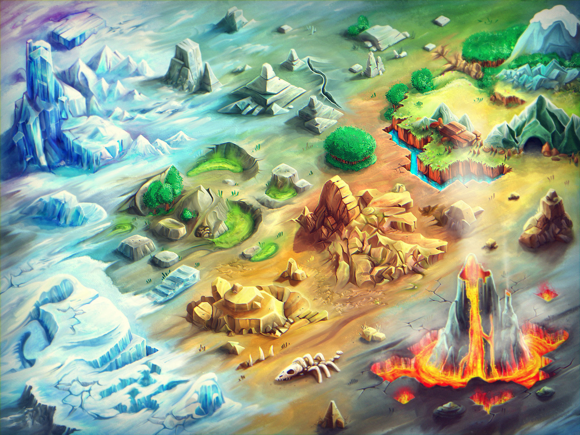 ArtStation - Dino Rocks