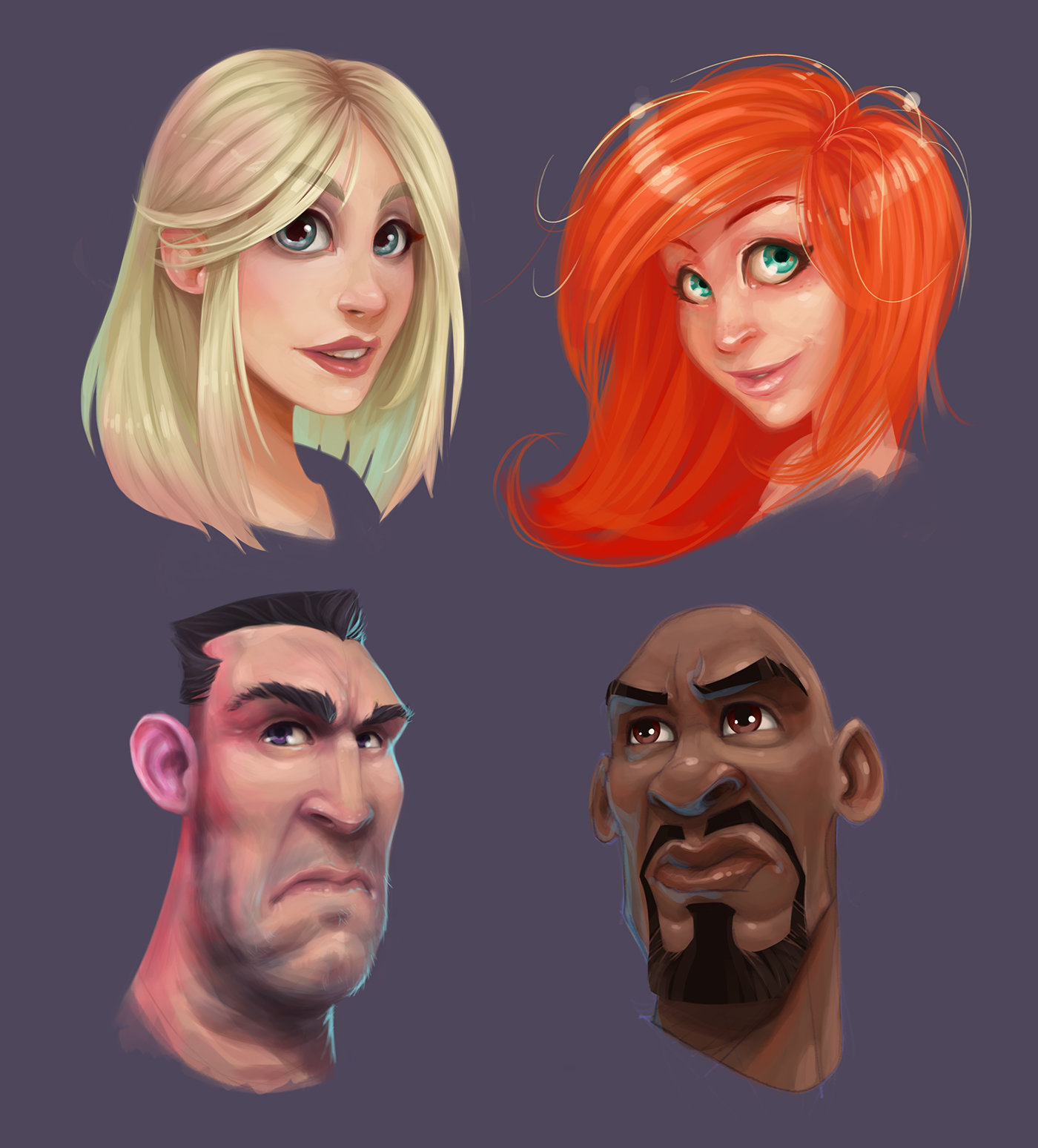 ArtStation - Face Sketches