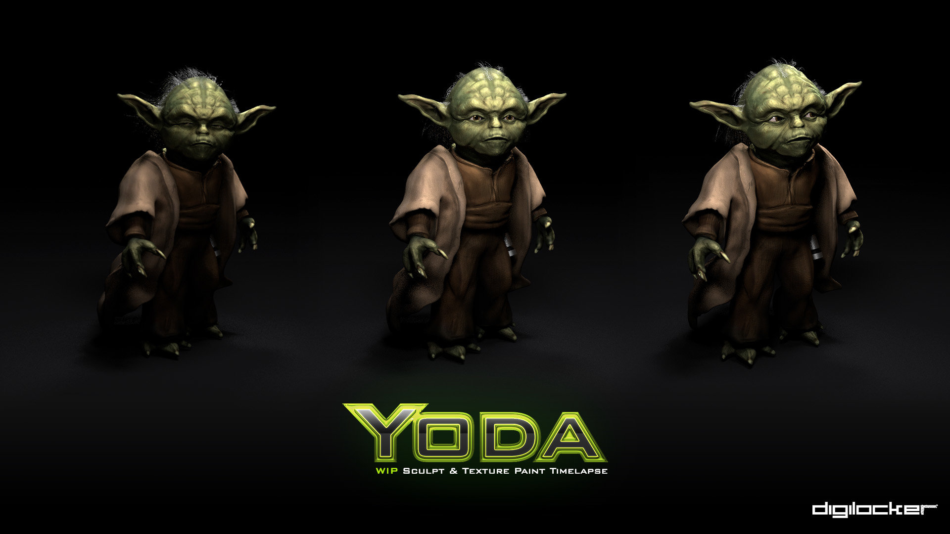ArtStation - Yoda 3D Sculpt