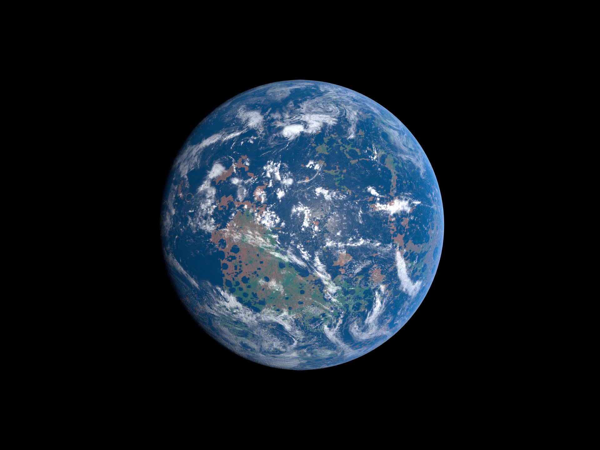 ArtStation - Terraformed Moon