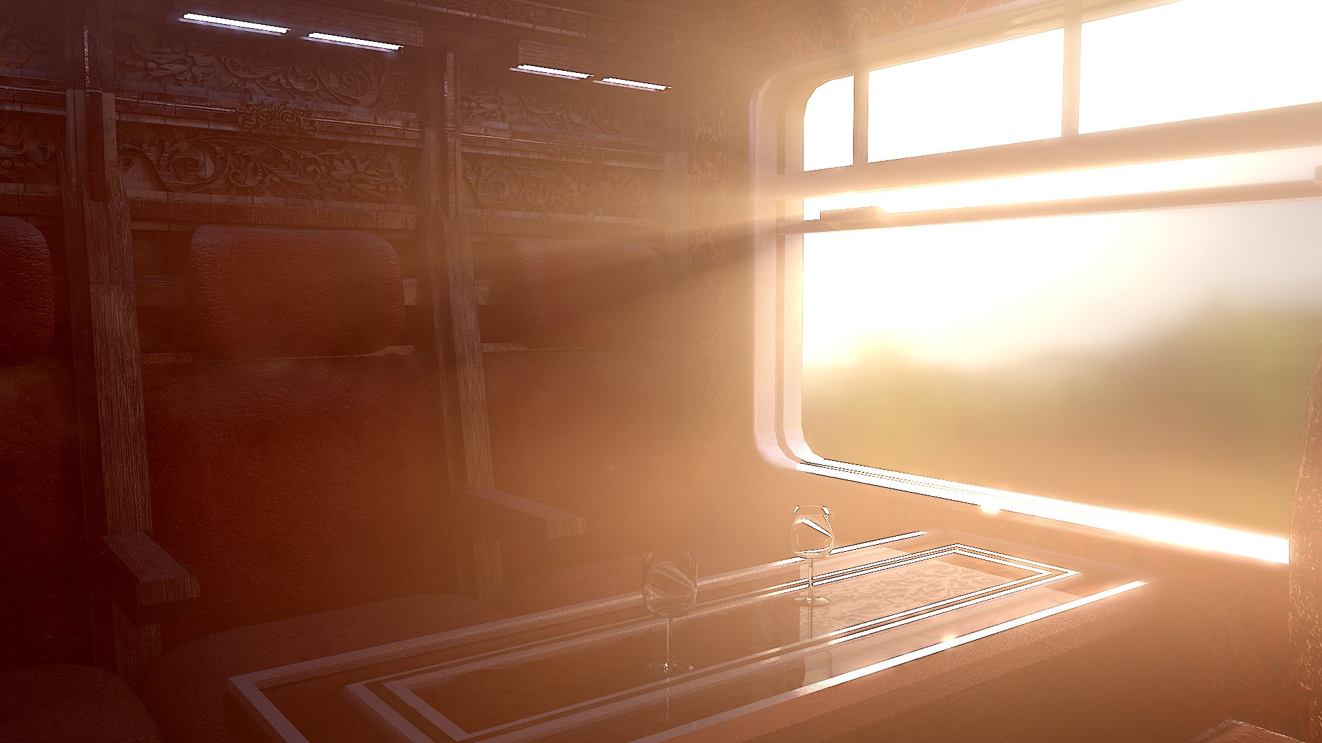 ArtStation - Morning on Train