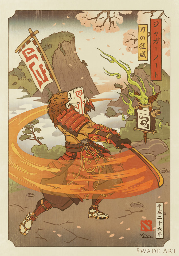 ArtStation - "Fury of the Blade" - Dota 2 Juggernaut