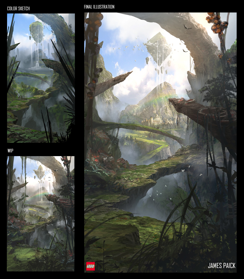 James Paick - LEGO Animation Jungle Colors & Final Illustration