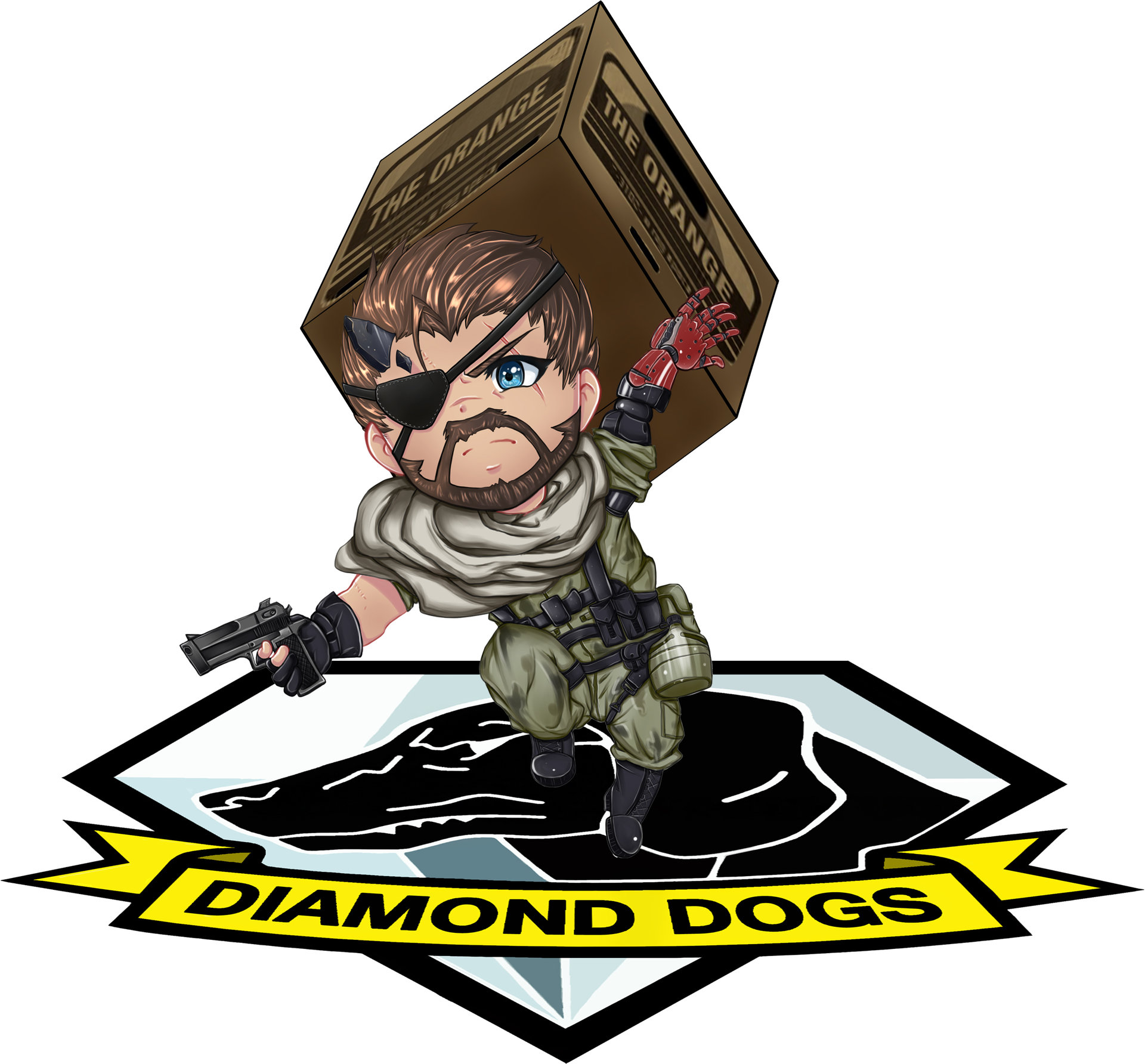 ArtStation - Big boss Chibi :)