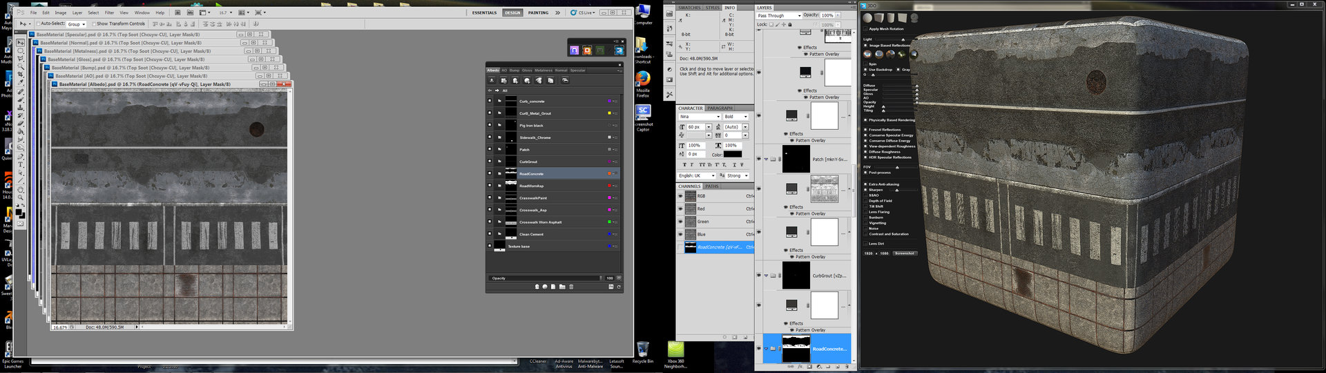 ArtStation - PBR Tile Sheets / Tiling Textures for Games