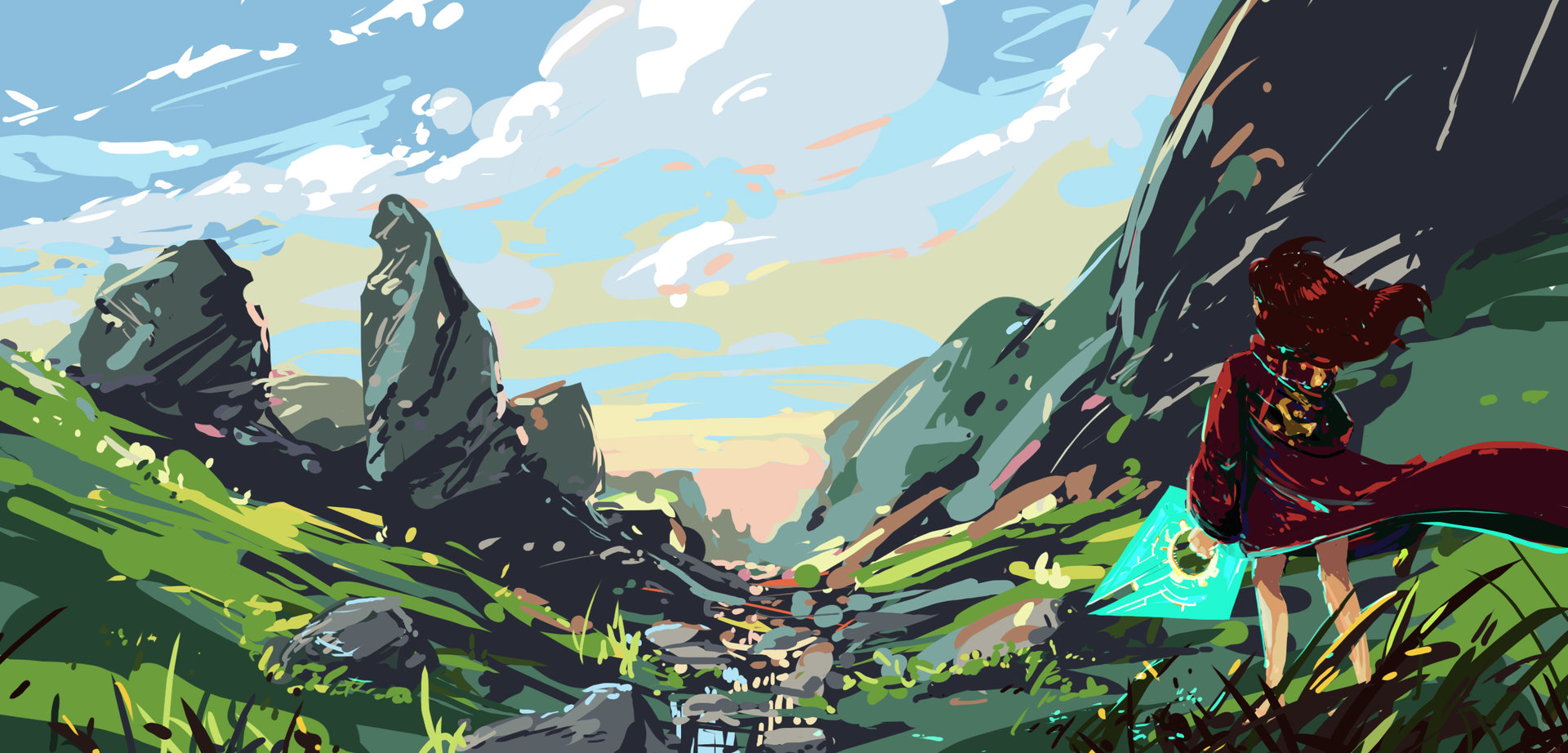 ArtStation - Red Hard Painting