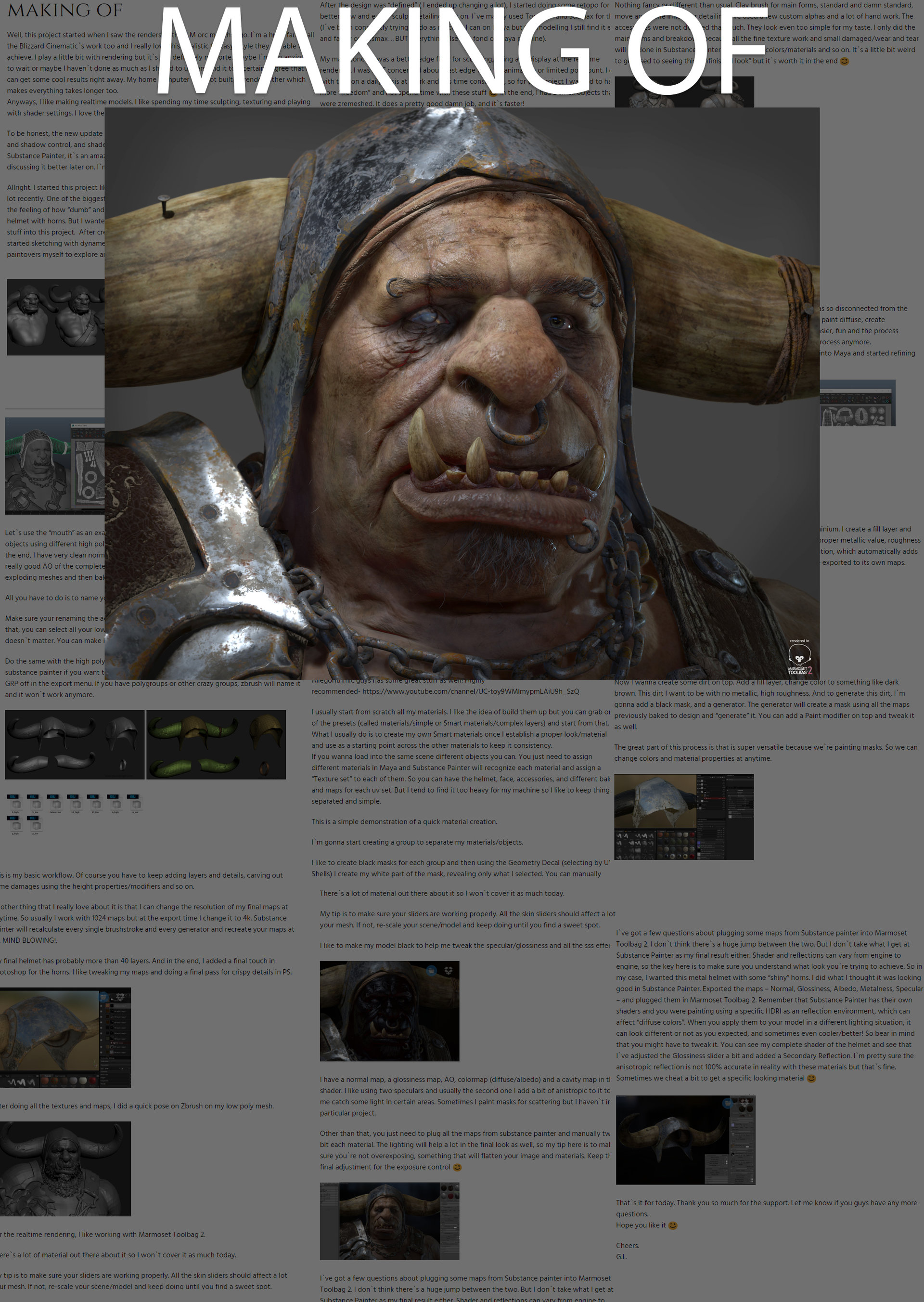 ArtStation - Orc - Making of