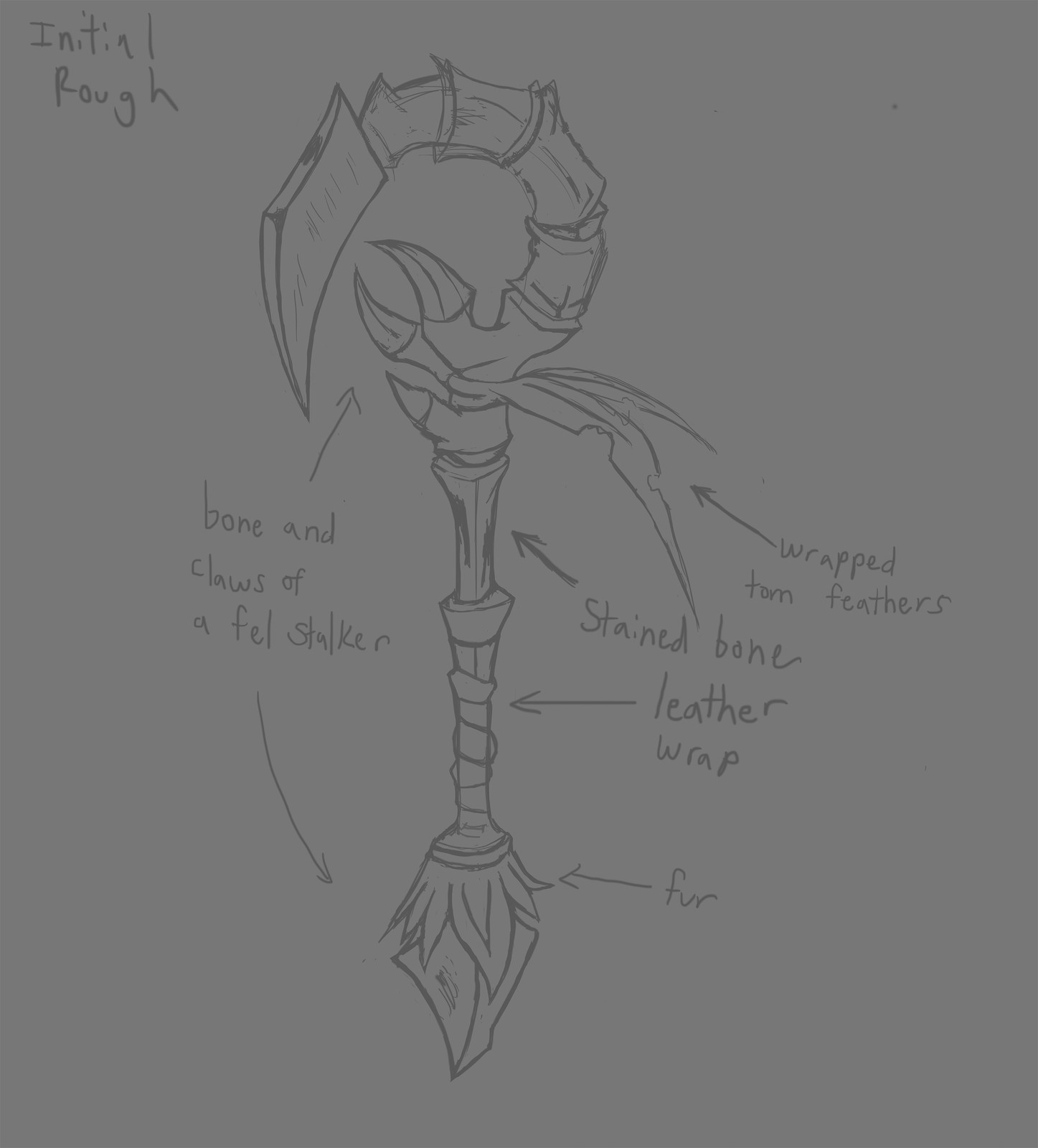 Kelly Johnson - Fel Stalker Staff - World of Warcraft Fan Art - Concept ...