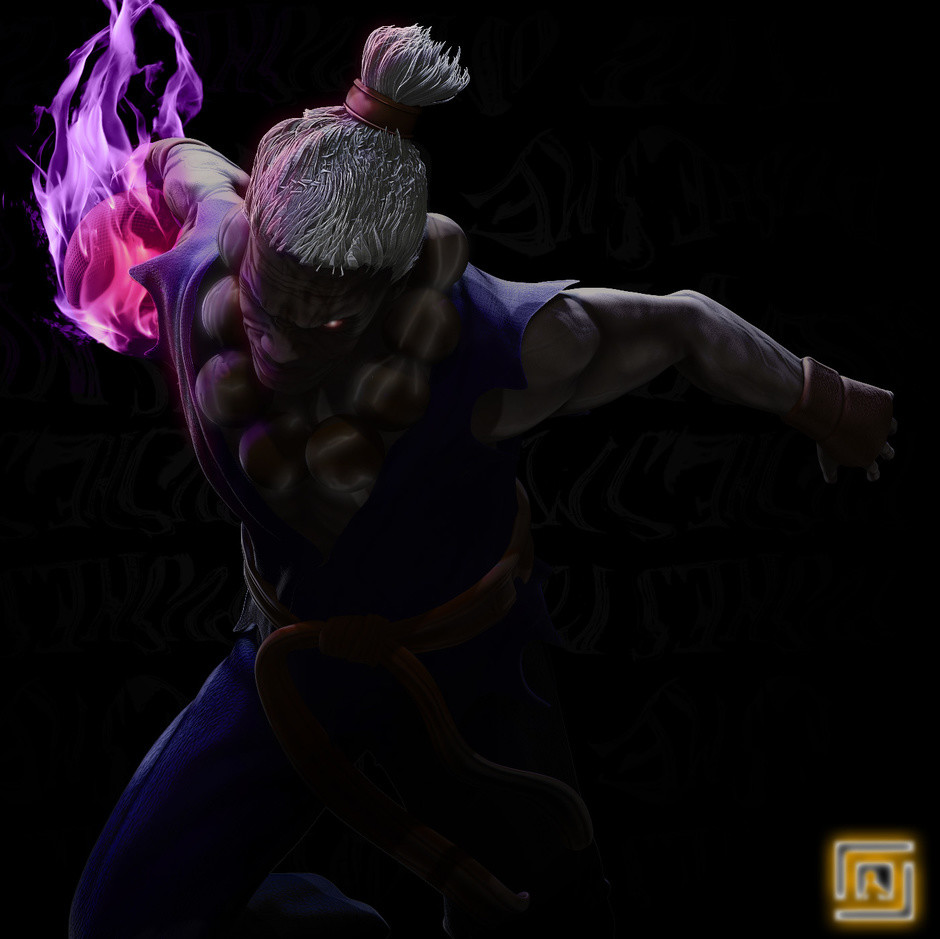 ArtStation - Hail Oni the sprit of madness