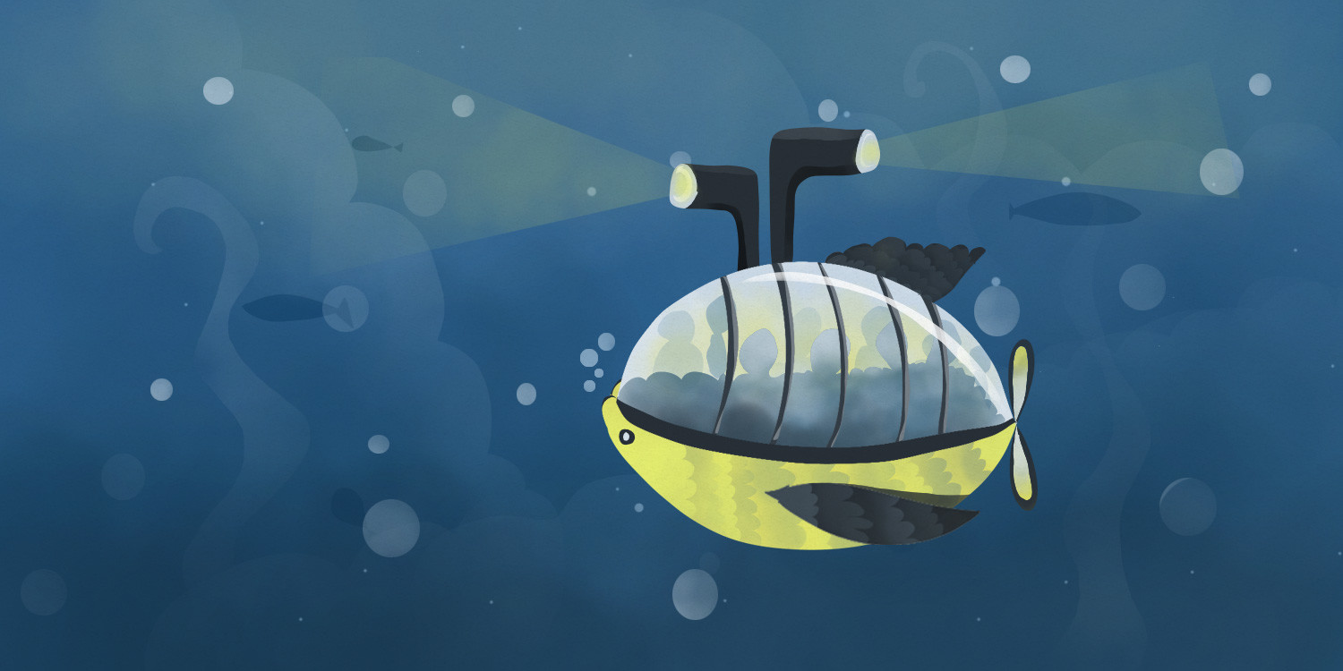 ArtStation - FISH-SHAPED SUBMARINE, Katja Potokar