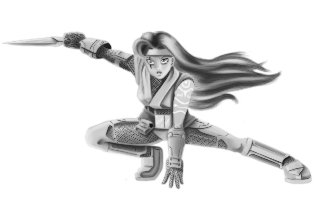 how to draw ninja poses