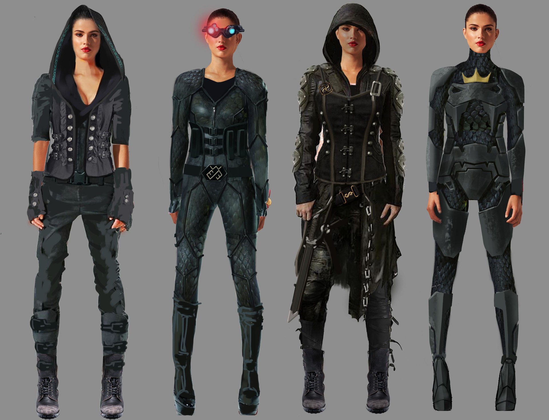 ArtStation - - Assasin's costume design