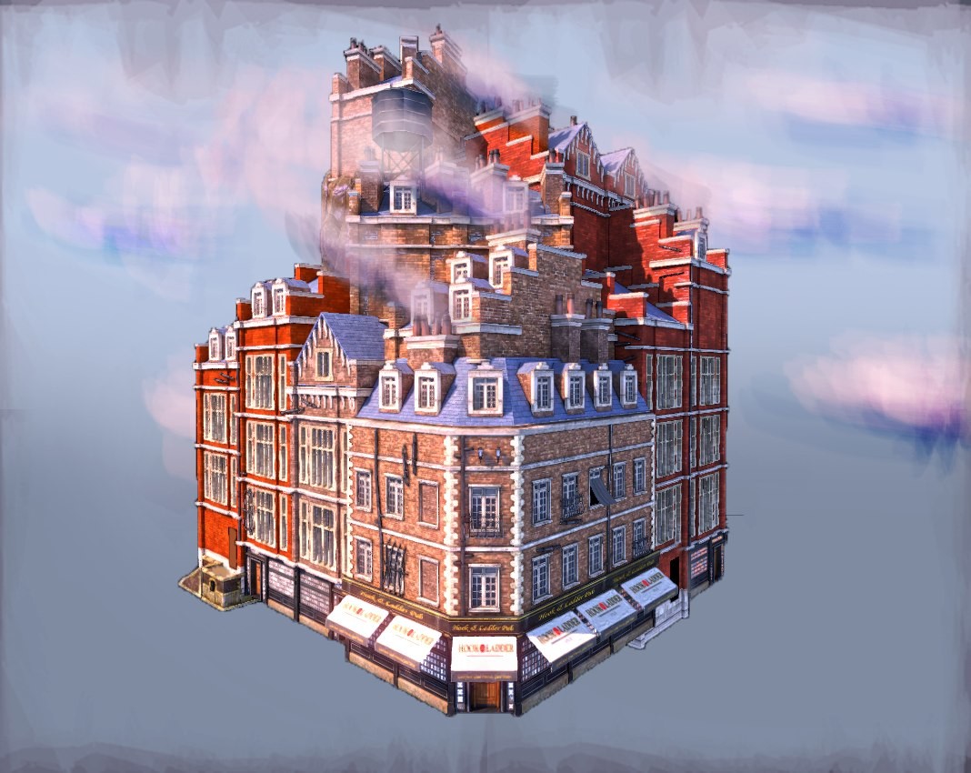 ArtStation - Fantasy London Buildings