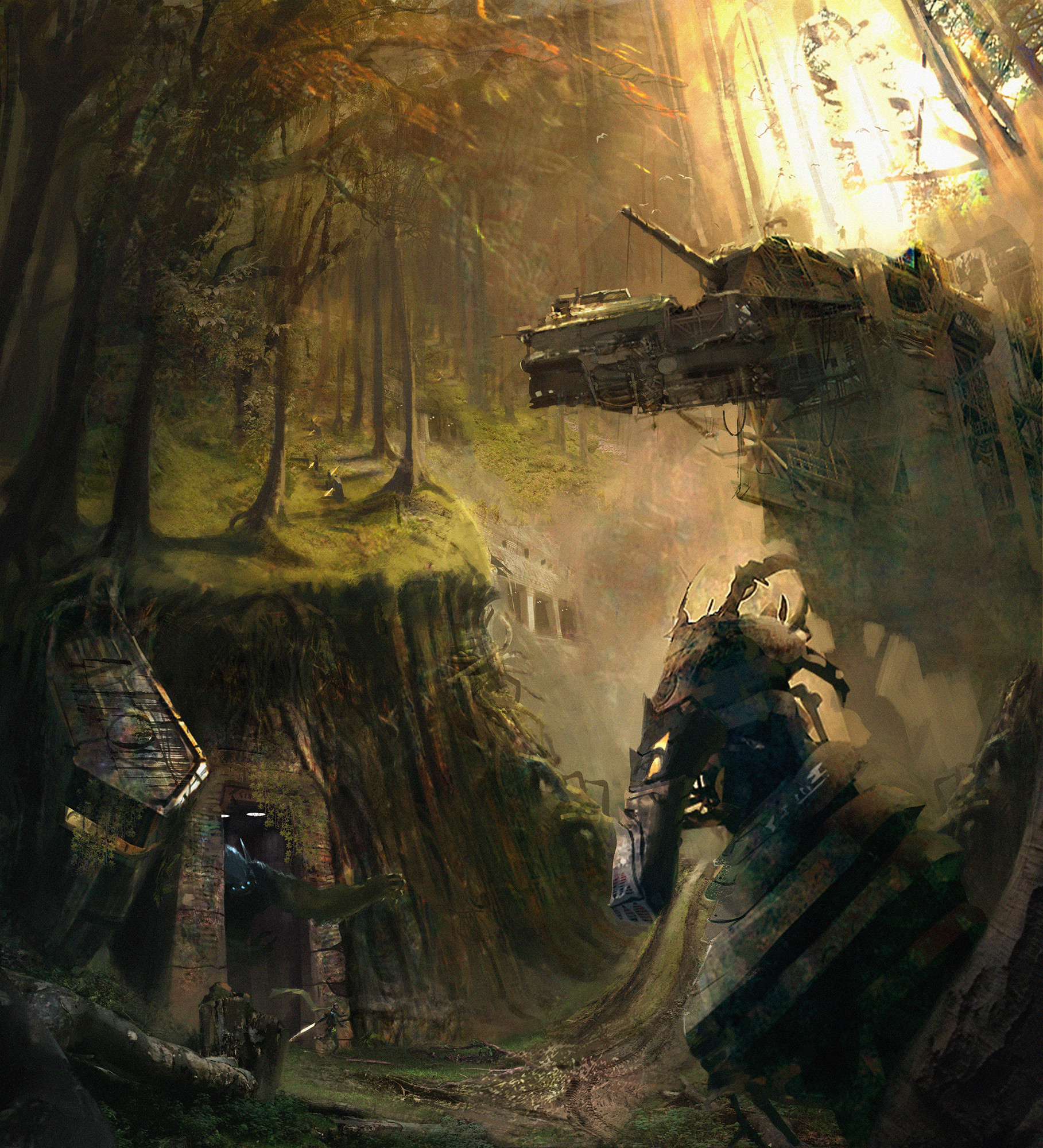 ArtStation - Battle Ruins on Endor
